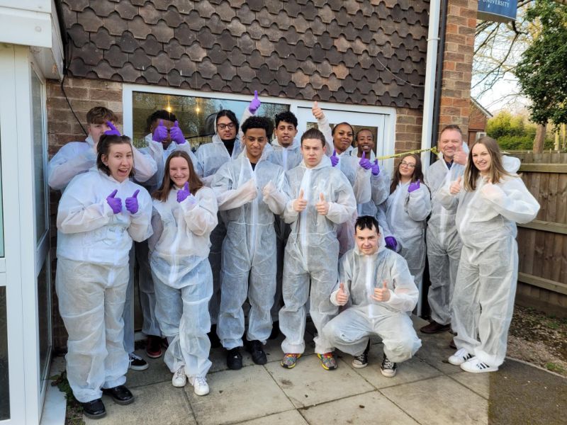 Applied Science Crime Scene Trip - The Trinity Catholic School | Secondary & Sixth Form